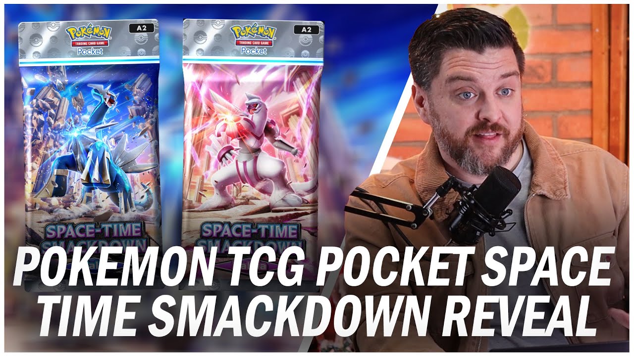 POKEMON POCKET TCG SPACE TIME SMACKDOWN ARRIVES - YouTube
