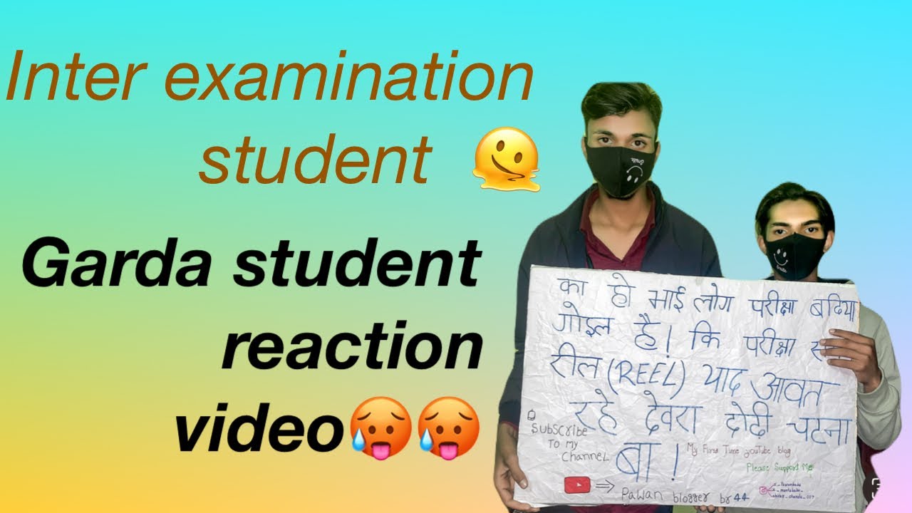 Examination student reaction !! inter examination student reaction ...
