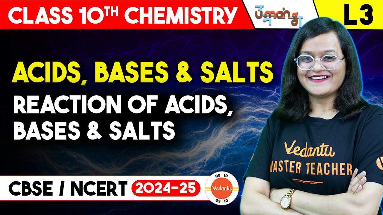 Acids Bases and Salts | Reaction of acids, bases & salts | Class 10 ...