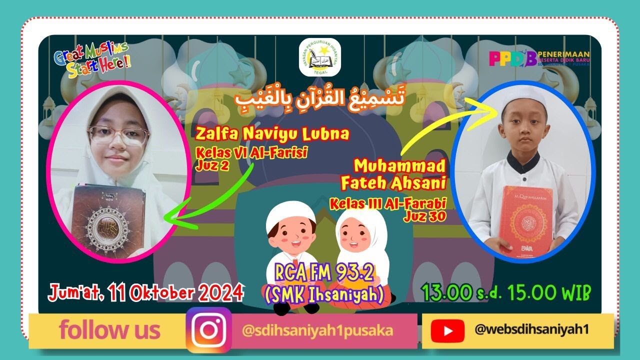 TASMI AL QUR'AN BIL GHOIB || ZALFA NAVIYU LUBNA & MUHAMMAD FATEH AHSANI ...