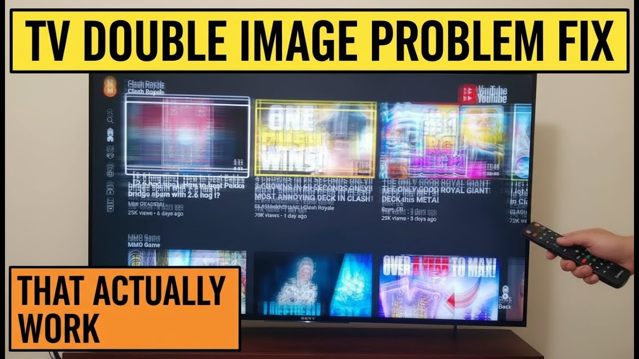 TV Ghosting / Double Image Problem Fix – Picture Settings That Actually ...