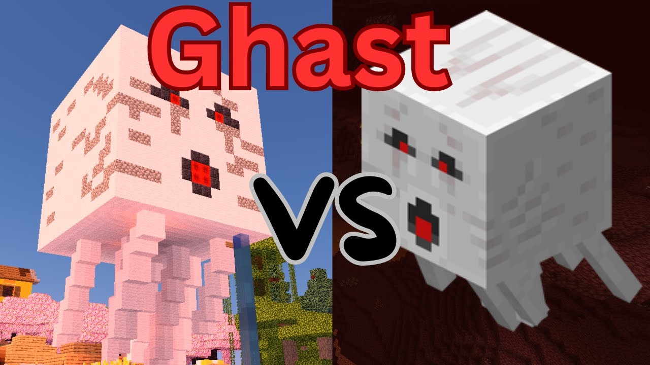 I Build A GIANT GHAST IN MINECRAFT!!! - YouTube