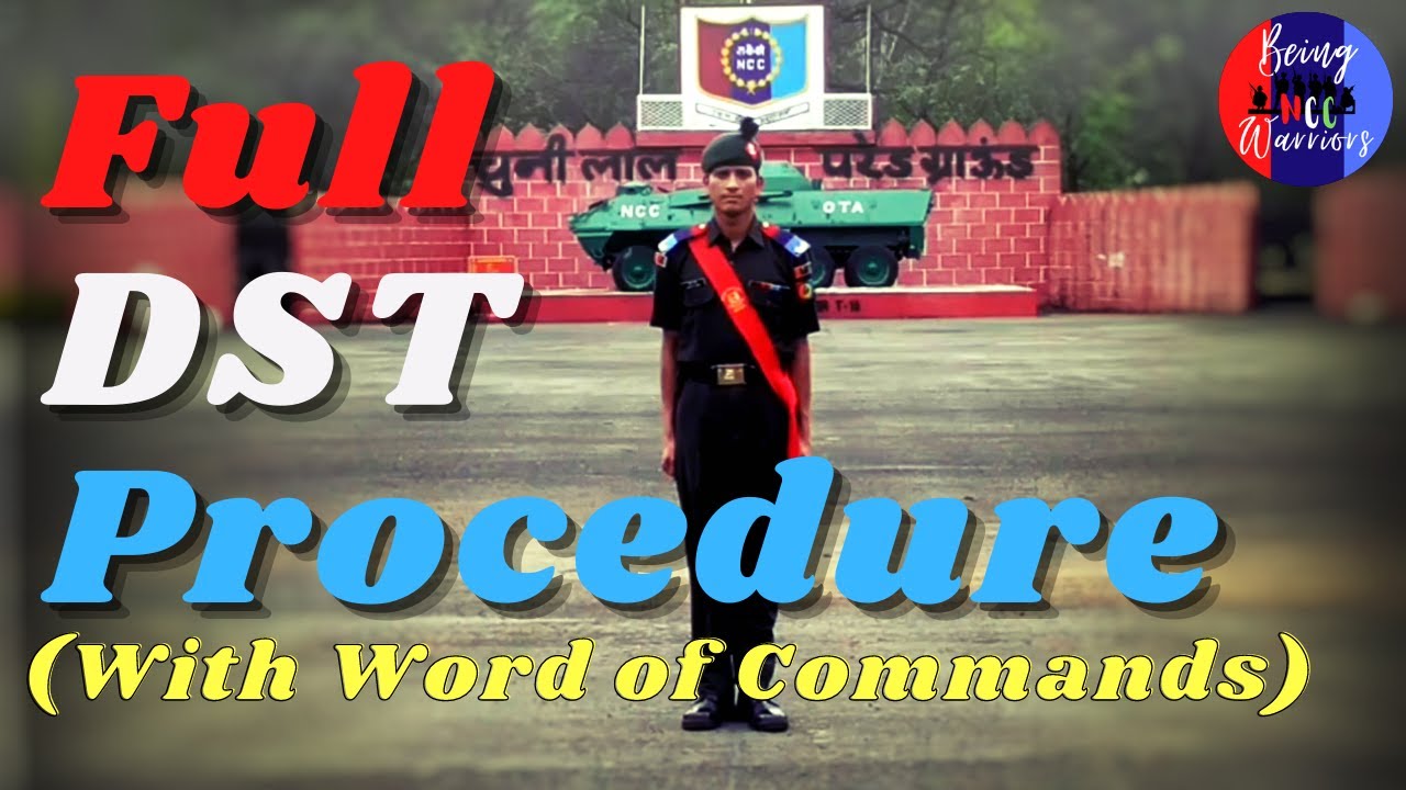 Full DST Procedure II All Word Of Commands II Officer's Training ...