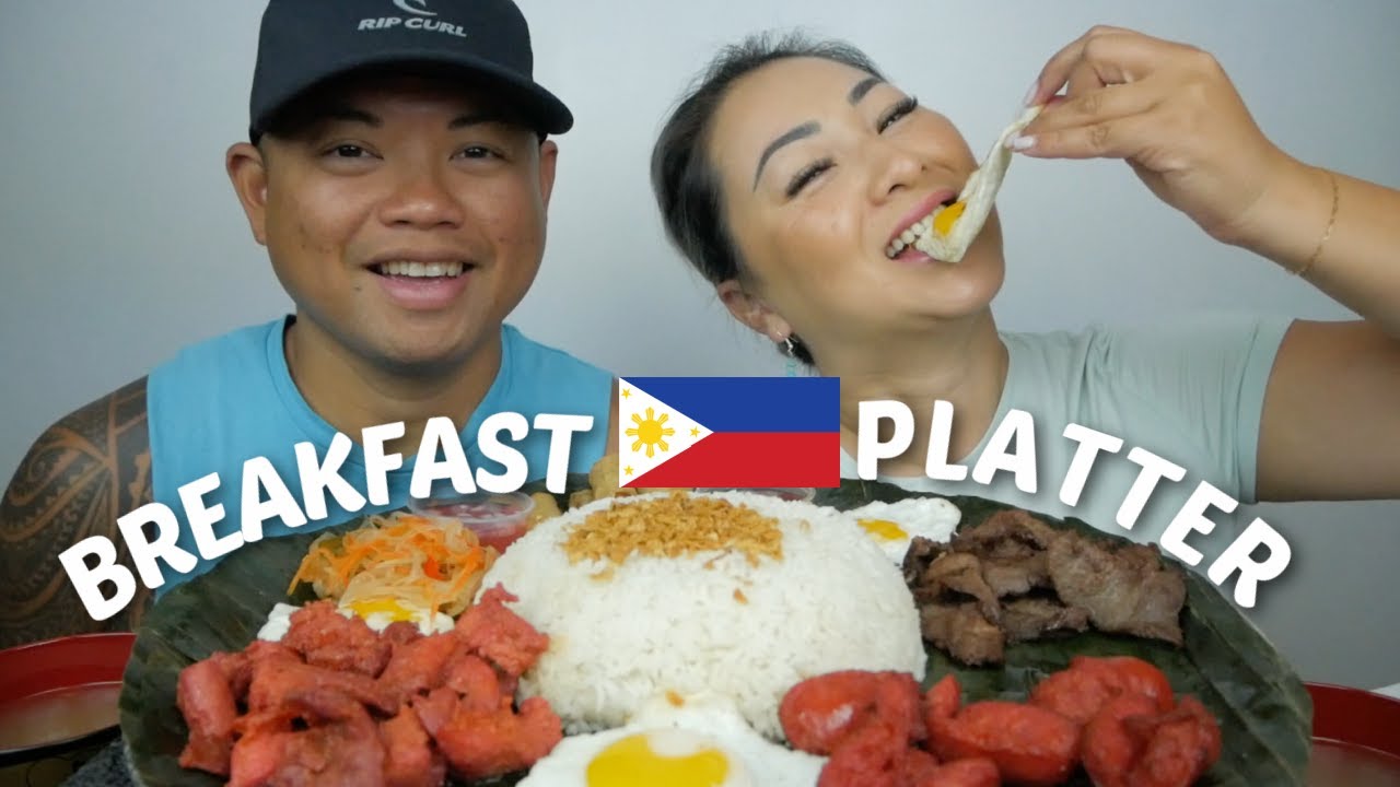 Huge Filipino Breakfast Platter *Eggs, Tacino Sausages, Longganisa ...