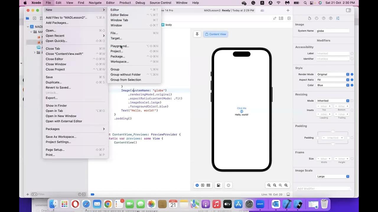 Mobile Application Development - IOS Practical 2 - YouTube