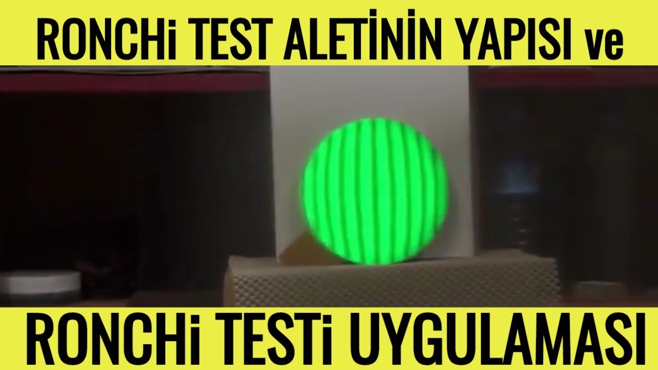 Ronchi Testi Nasıl Yapılır || TELESKOPHANE - YouTube