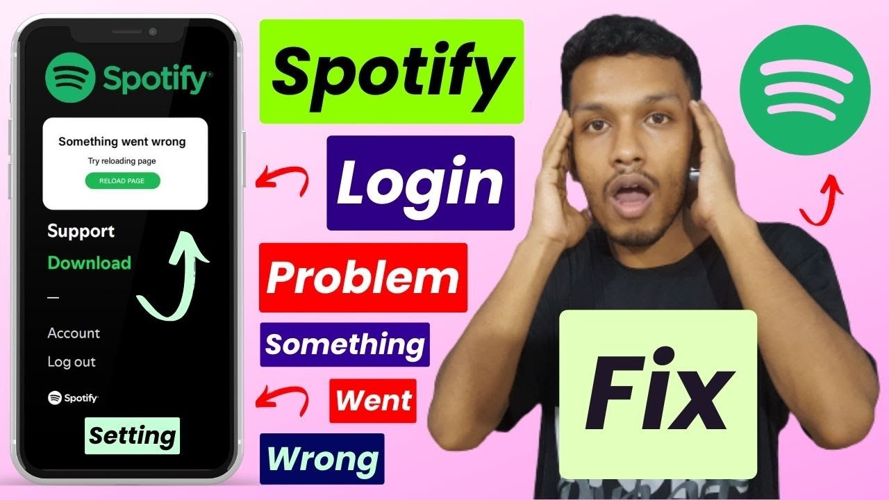 Spotify login problem something went wrong | spotify login problem with ...