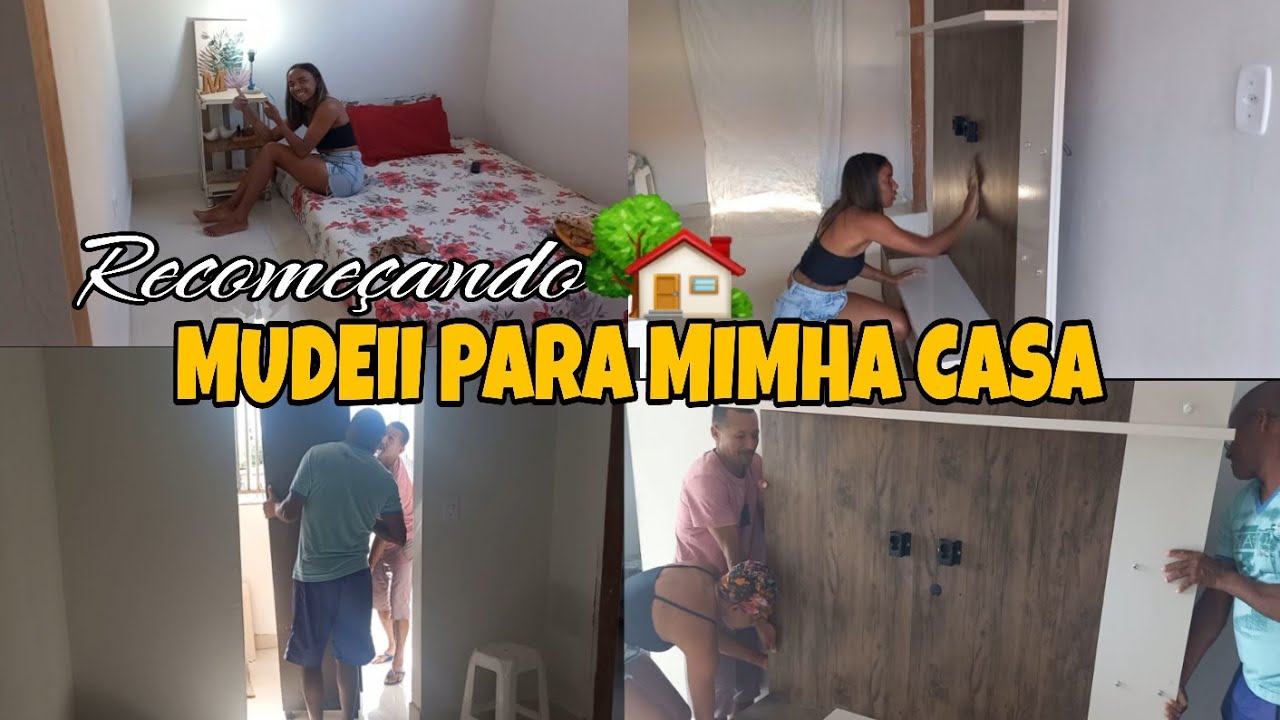 RecomeÇando🥺mudeii Para Minha Casa🏡trouxe O Que Eu Ja Tenho Da Casa Da