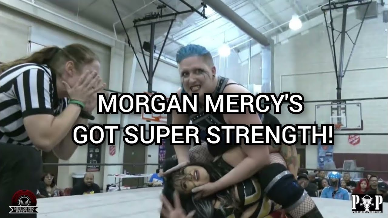 Morgan Mercy is Super Strong! #wrestling #stitch #prowrestling # ...