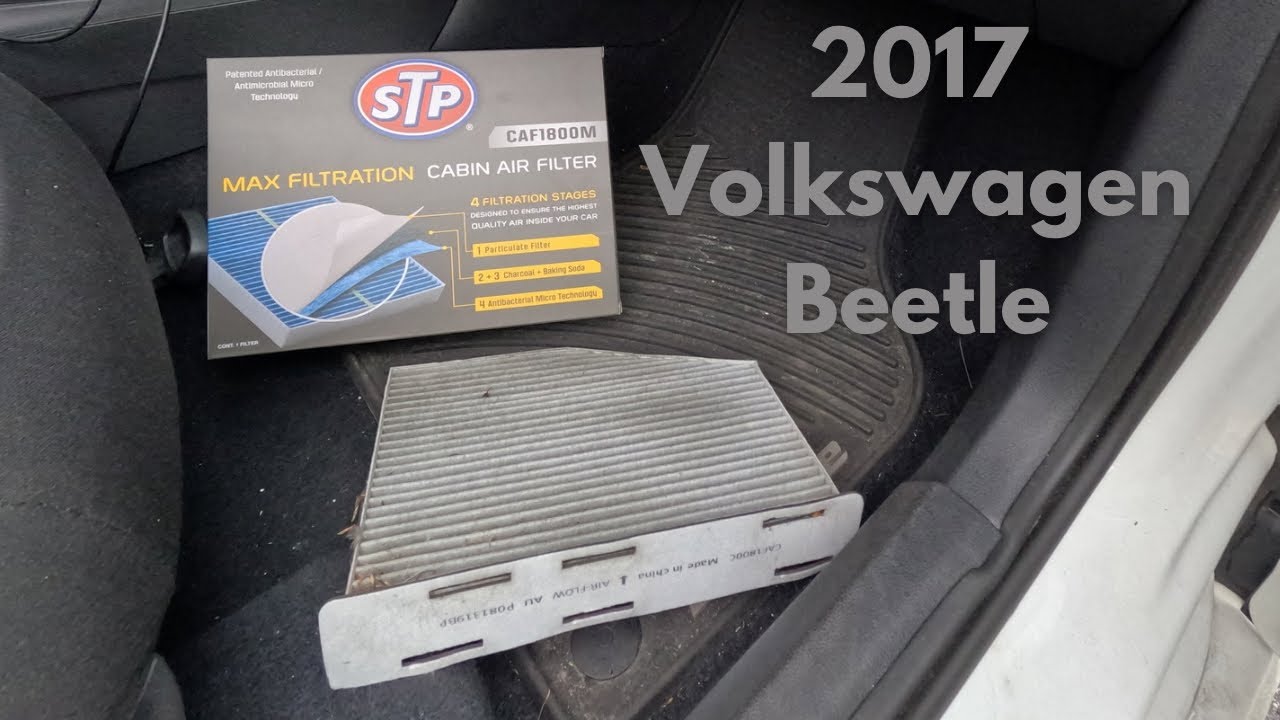 2012-2019 Volkswagen Beetle Cabin Air Filter Replacement - YouTube