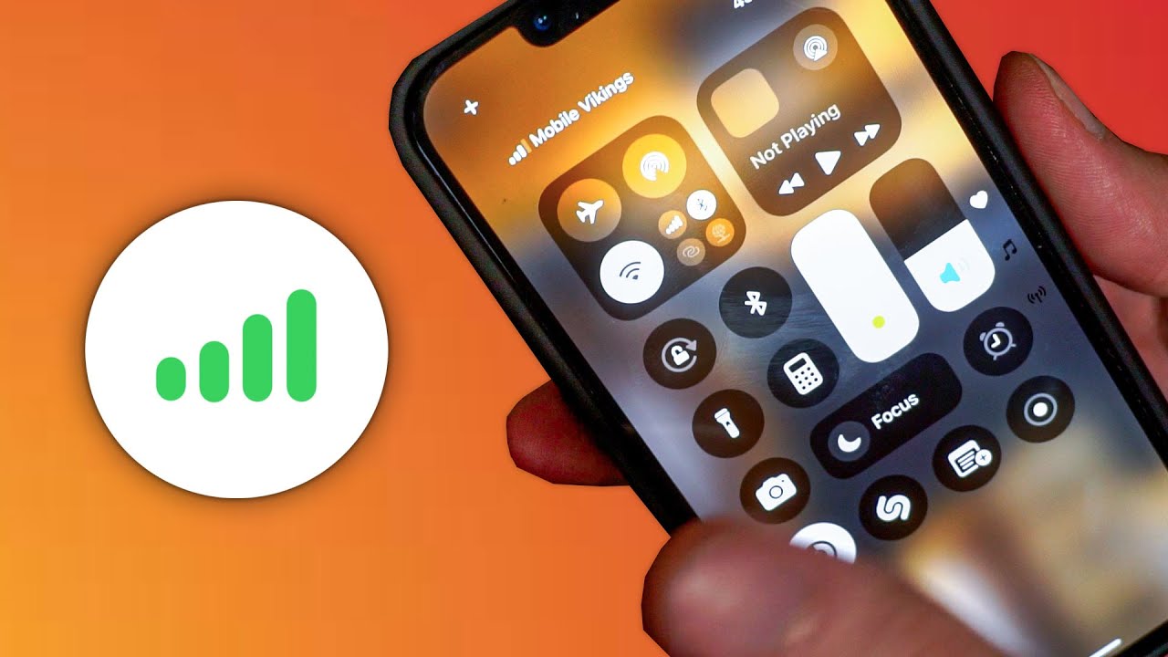 iOS 18 Tutorial | How to Add Mobile Data Toggle to Control Center on ...