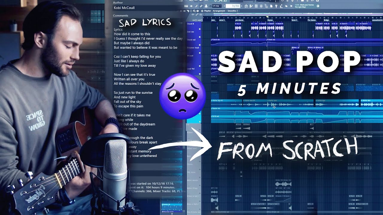 How I make a sad chill pop song from scratch in 5 minutes - YouTube