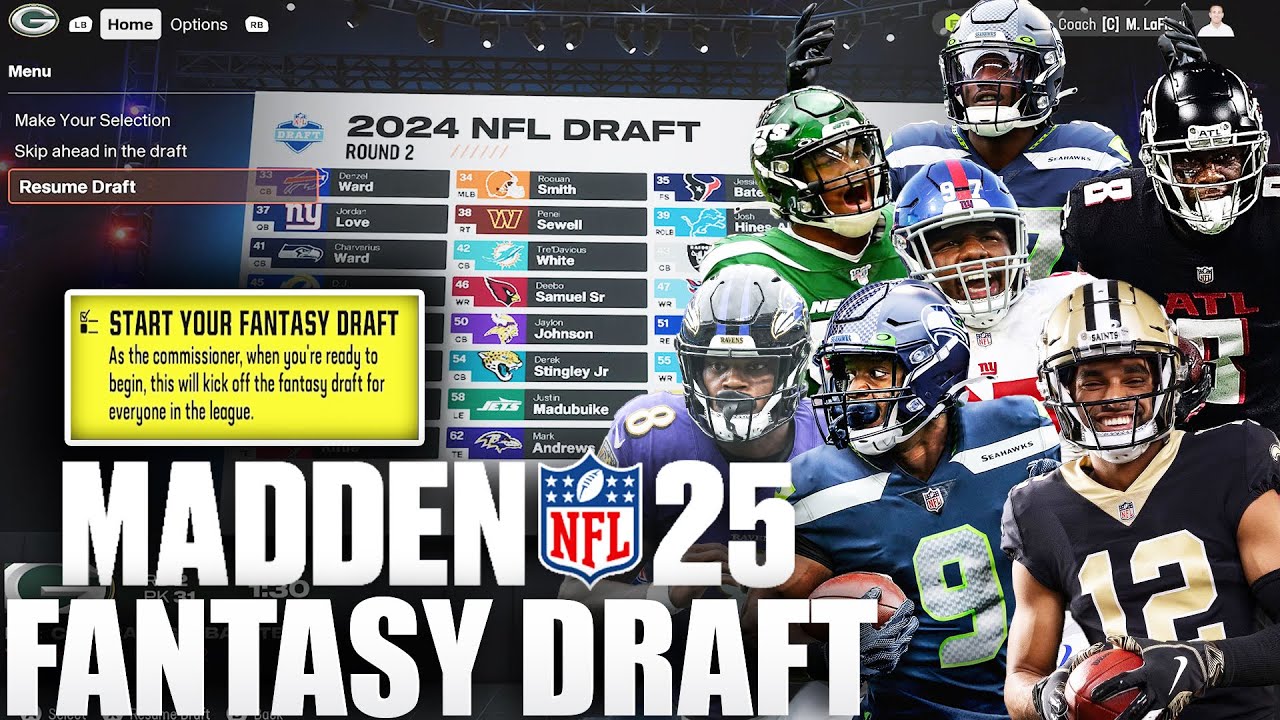 The First Madden 25 Fantasy Draft! Madden 25 Franchise - YouTube