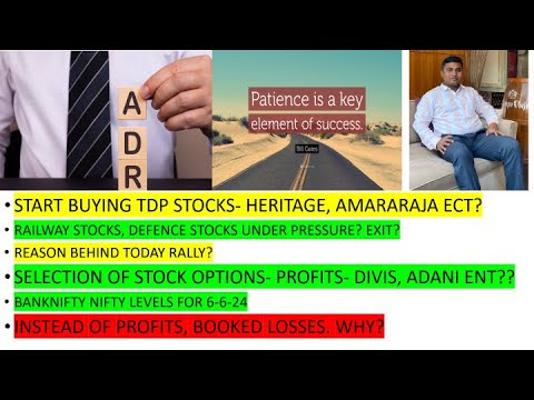 STRANGLE STRATEGY - PROFIT/ LOSS?? ADR, DEFENCE STOCKS, TDP FAVOURED STOCKS, RAILWAY STOCKS ...