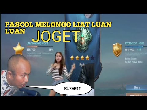pascol terkesima melihat Luan Luan joget