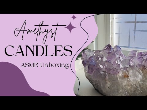 Amethyst Candles ☆ ASMR Unboxing Therapy ️ - YouTube