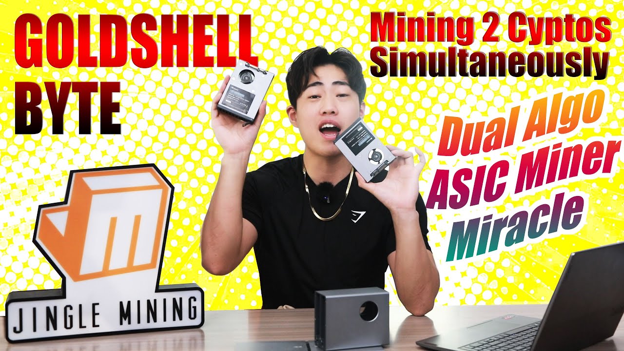 Goldshellbyte,looks small. Works like a beast. #jinglemining - YouTube