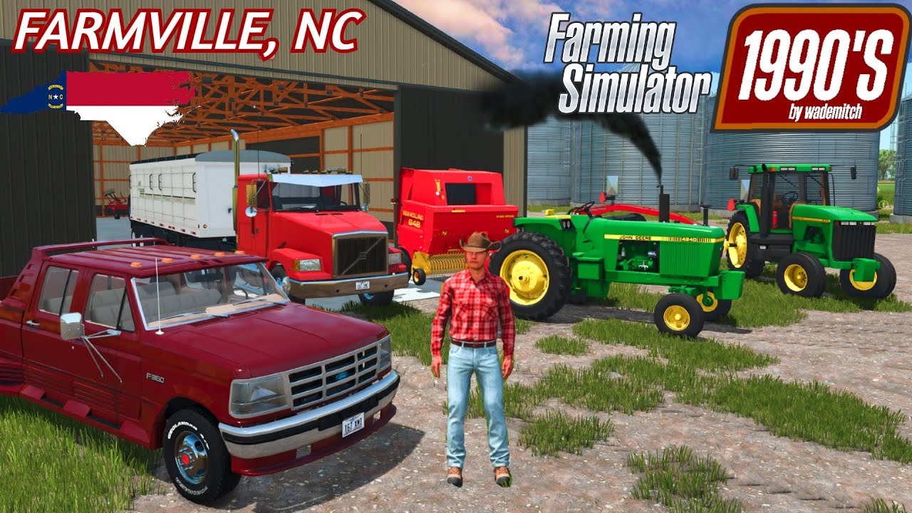 FARM SIM 1990'S FOR THE FIRST TIME IN FS25??? | Farmvile, NC | Farming ...