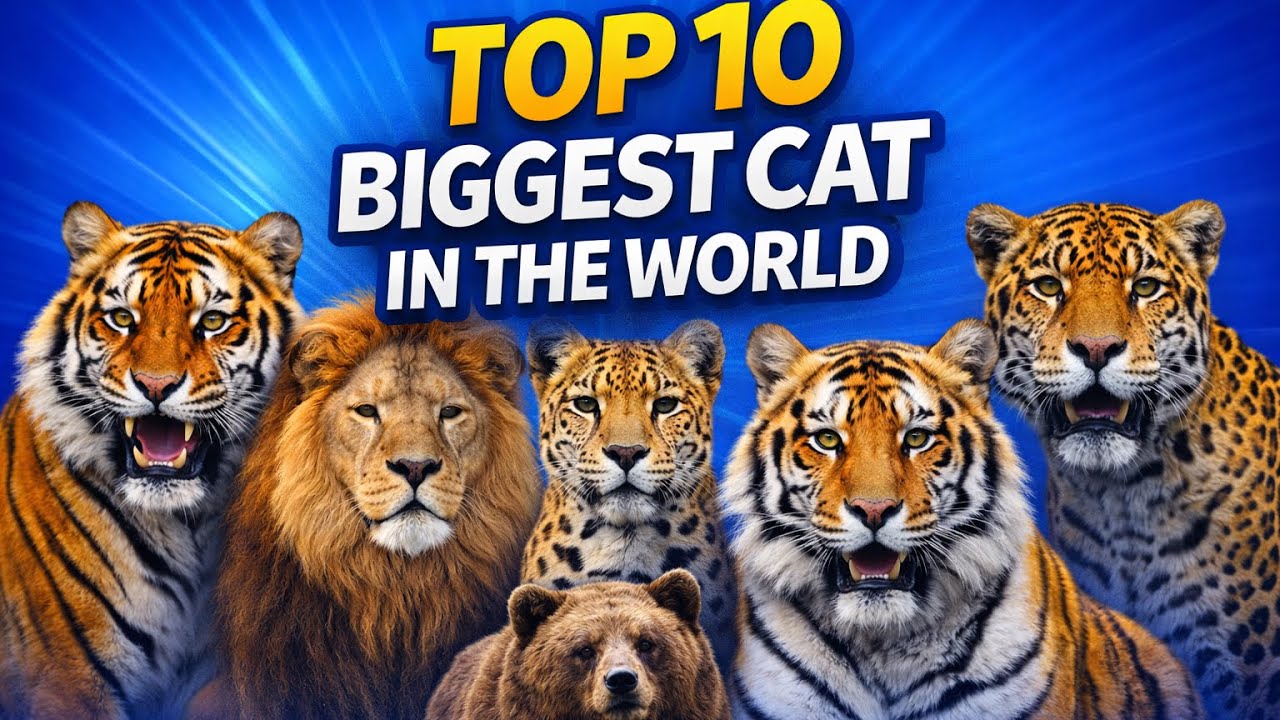 TOP 10 BIGGEST CAT IN THE WORLD - YouTube