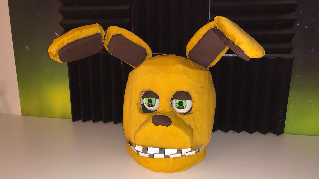 Springbonnie cosplay head - YouTube