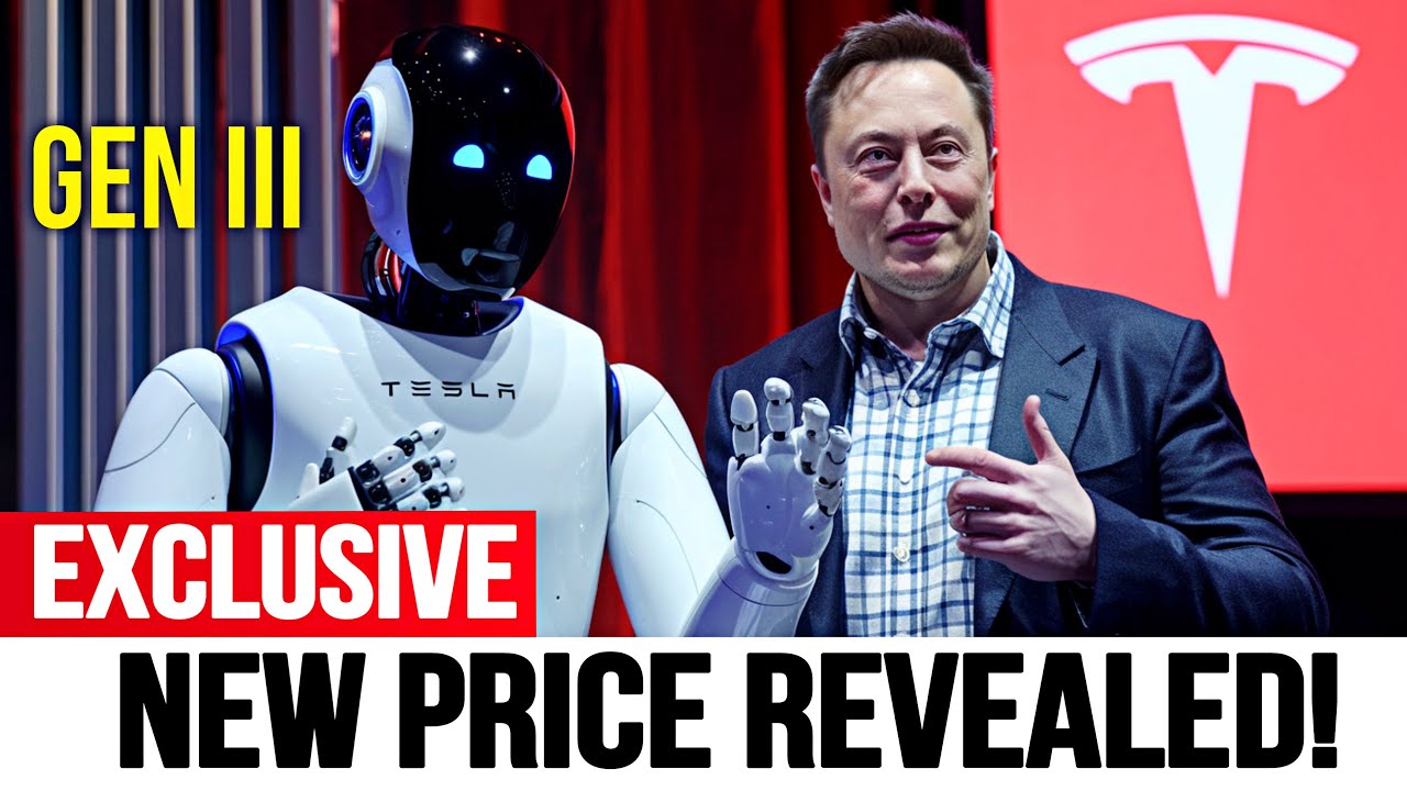 Elon Musk's REVEALS Tesla’s $10K Robot! Optimus Gen 3 Is Coming Sooner ...