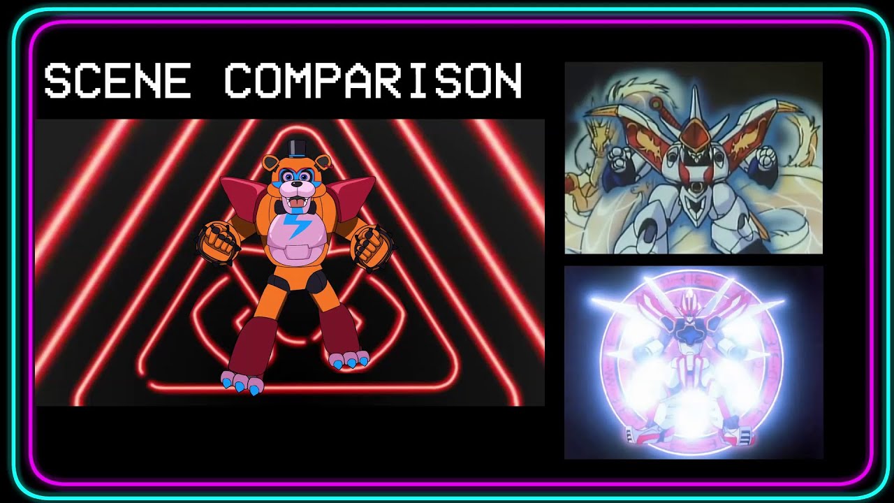 Mecha Freddy Summoning Comparison video. (Granzort X Mashin Eiyuuden ...