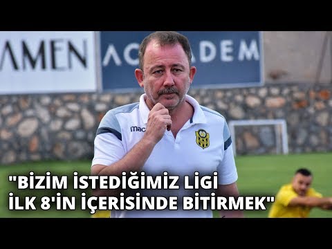 Sergen Yalçın: Takıma 2-3 futbolcu daha katacağız