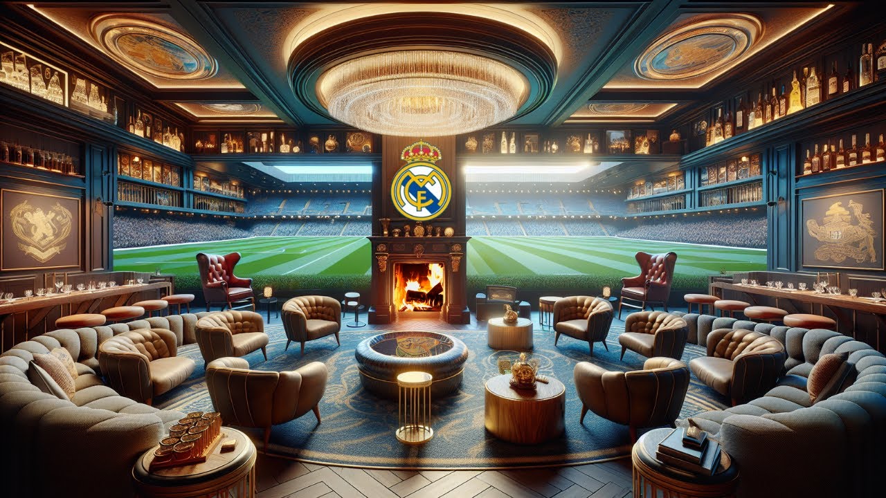 🏟️⚽ Ultimate Real Madrid VIP Lounge Experience | Relax with Live Match ...