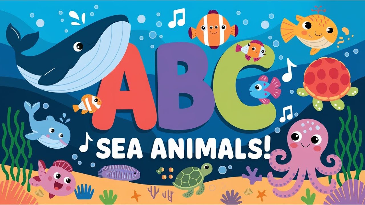 ABC Sea Animals song | Alphabets Kids song | Learn Alphabets | Animals ...