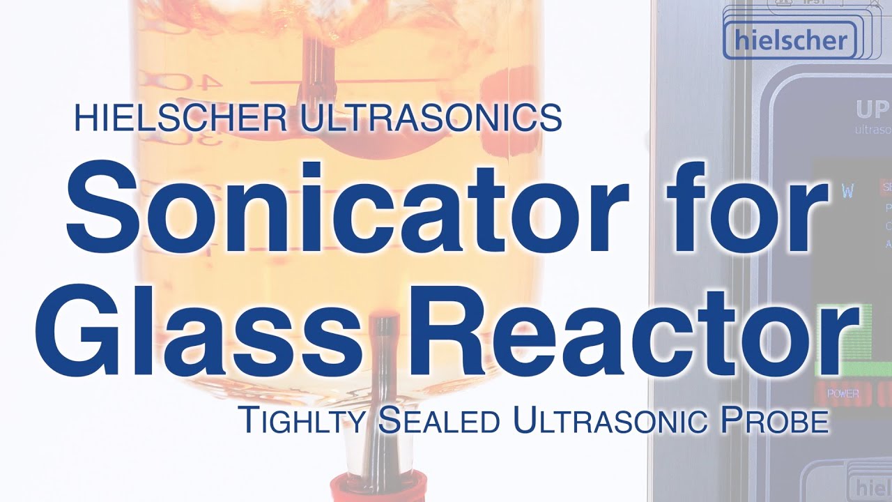 Ultrasonically Agitated Stirred Batch Reactor - UP200St Hielscher ...