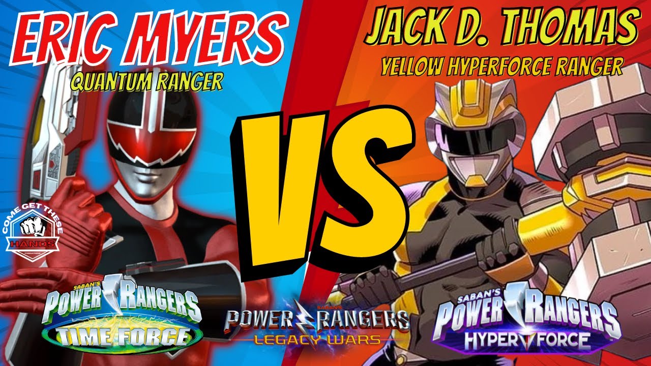 Power Rangers Legacy Wars | Eric Myers Red Quantum Ranger Vs Jack D ...