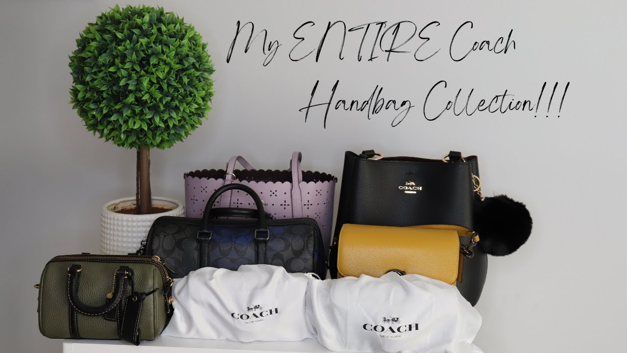 MY ENTIRE COACH HANDBAG COLLECTION | OVER 30 BAGS! - YouTube