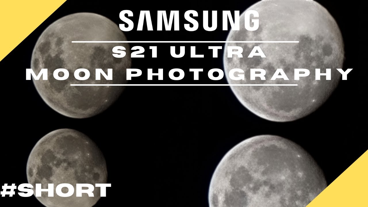 How to take photos of the moon with smartphone. Samsung S21 Ultra # ...