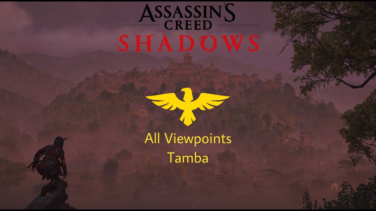 Assassin's Creed Shadows - Tamba all 9 Viewpoints - YouTube