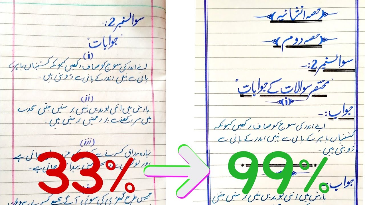 How to get full marks | Paper presentation in exams | Paper decoration ...
