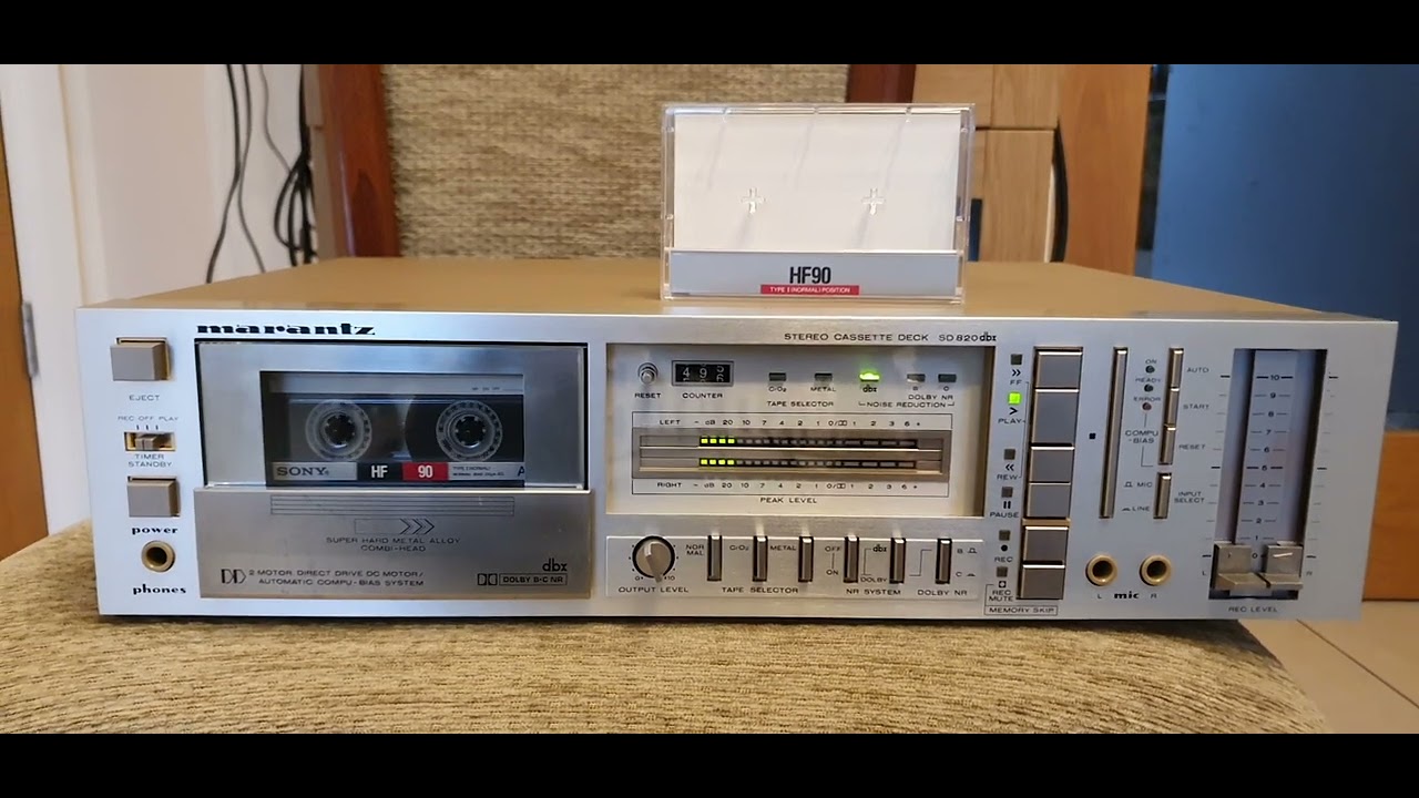 Marantz SD 820 DBX , 1982 cassette deck - YouTube