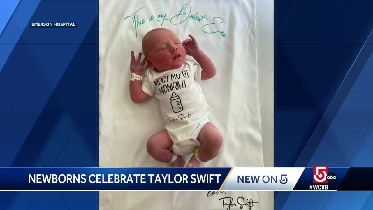Mass. hospital, newborns celebrate Taylor Swift - YouTube
