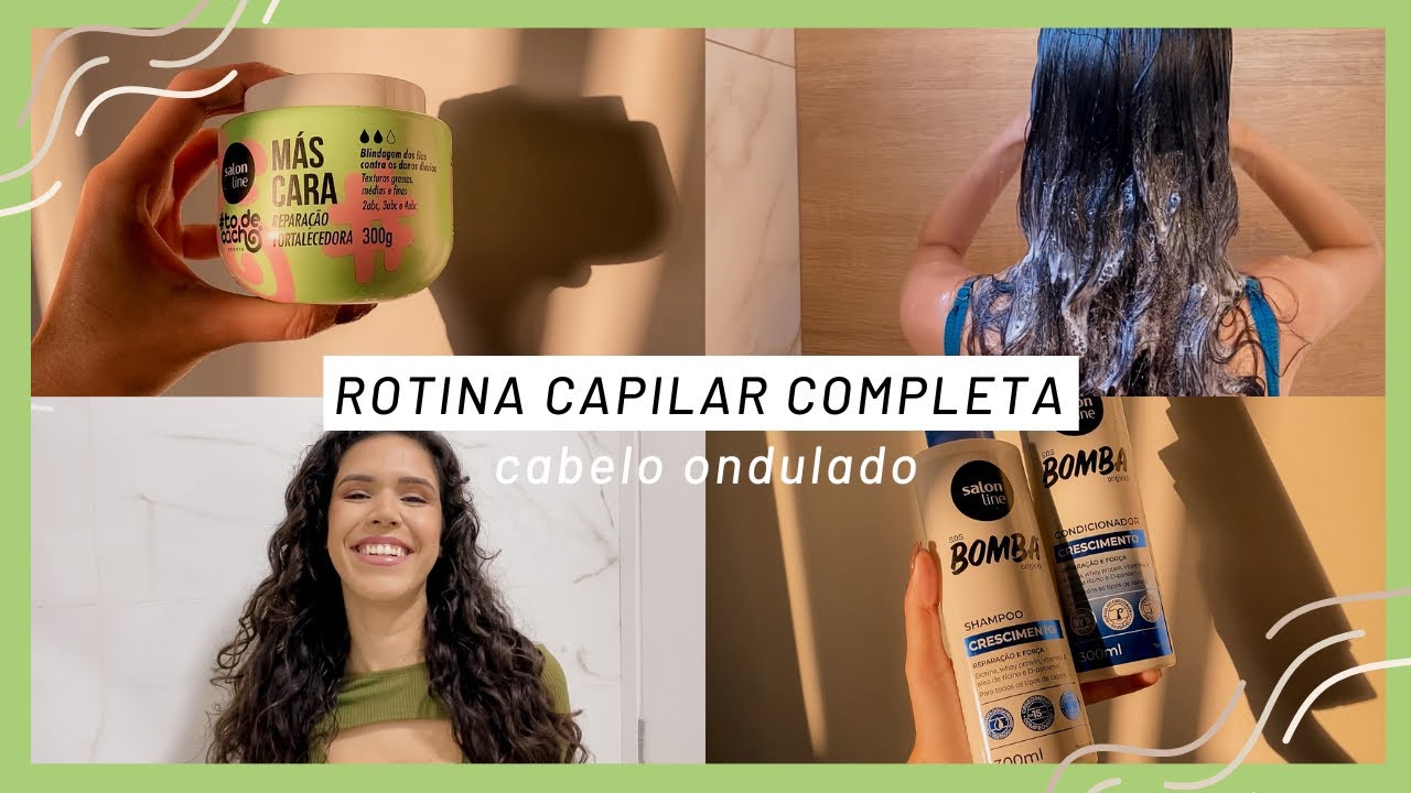 ROTINA CAPILAR COMPLETA para CABELO ONDULADO DEFINIDO - Gabriela Mayer ...