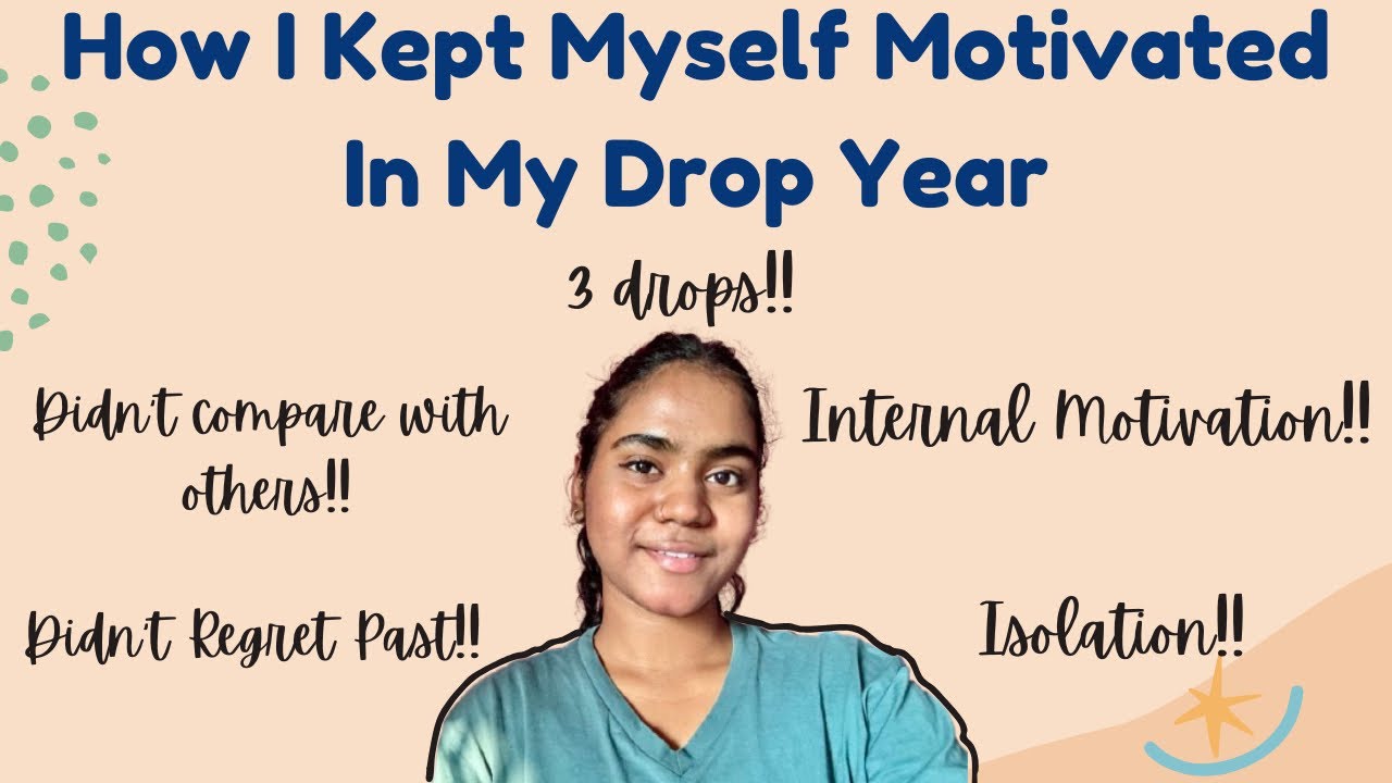 My Drop Year Diary : Keeping Motivation Alive - YouTube