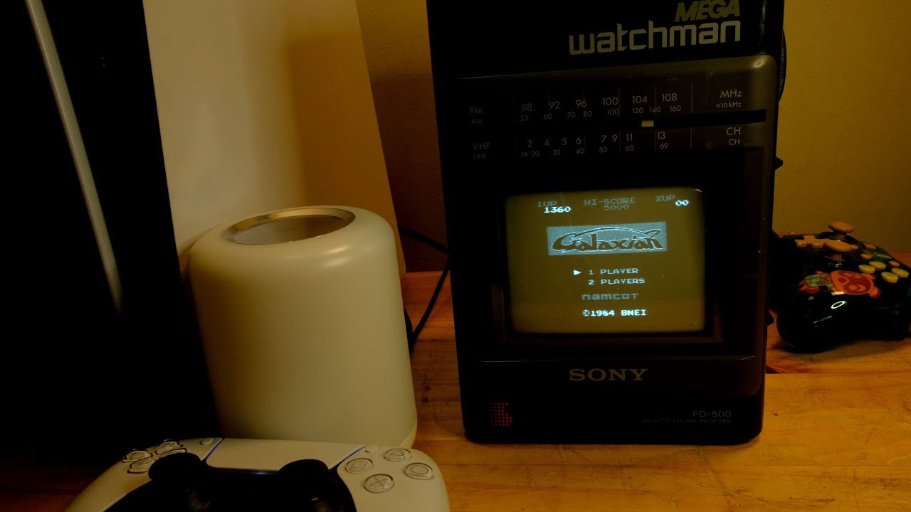 Gaming on CRT | PS5 | Galaxian [Namco Museum Archives Vol.1] | Sony ...