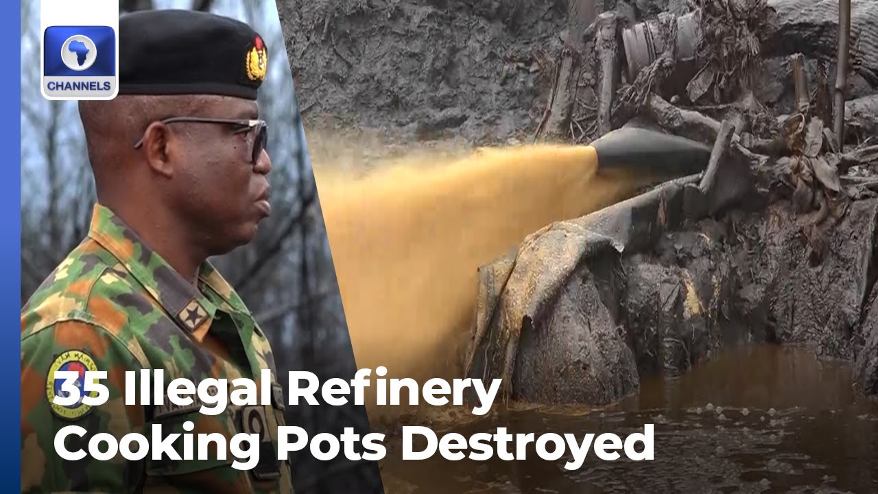 FULL VIDEO: Operation Delta Safe Destroys 35 Illegal Crude Oil Refinery ...