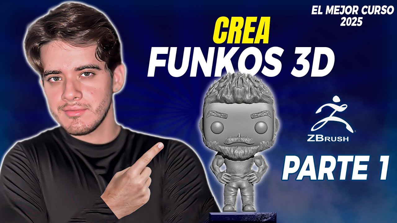 Curso Crear FUNKOS en Zbrush para Impresión 3D😱Parte 1 - YouTube