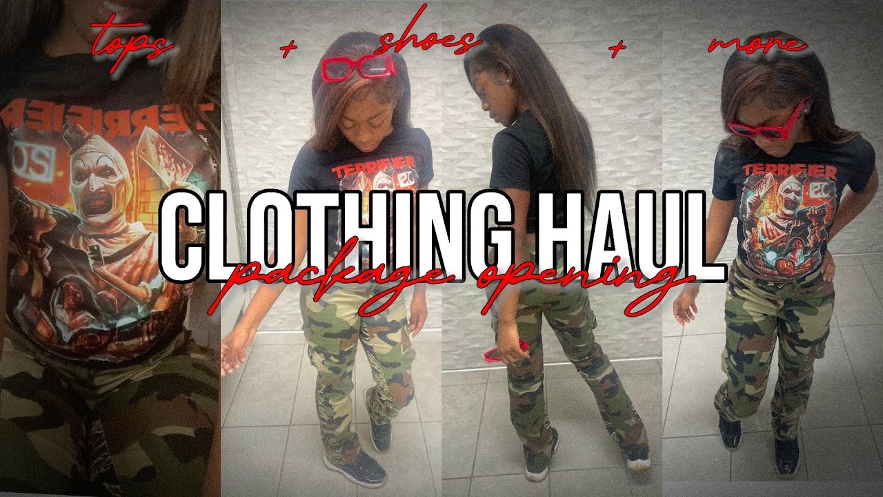 Mini CLOTHING TRY-☆N HAUL | PACKAGE OPENING | tops + shoes + sets, etc ...