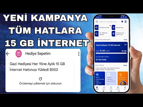 TÜM HATLARA 15 GB İNTERNET VEREN KAMPANYA ÇIKTI KANITLI - Turkcell bedava internet