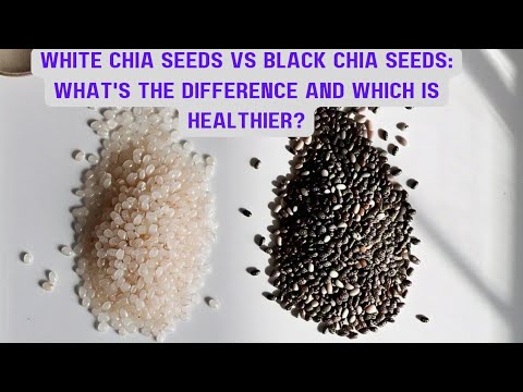 White Chia Seeds vs Black Chia Seeds: What's the difference and which ...