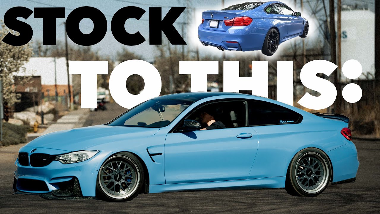 BUILDING A BMW M4 IN 10 MINUTES I F82 - YouTube