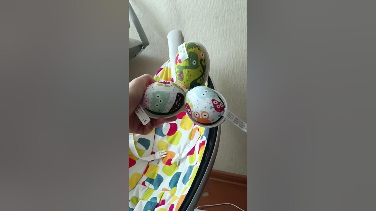 качели шезлонг для новорожденных детей Mamaroo 4moms - YouTube
