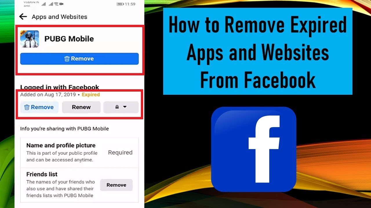 How to Remove Expired Apps and Websites From Facebook - YouTube