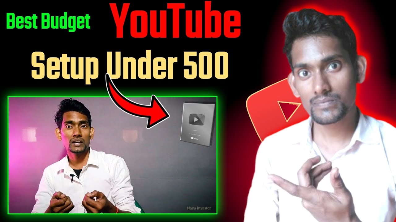 Best Budget YouTube Setup Under 500 | Quick 1-Minute Guide - YouTube