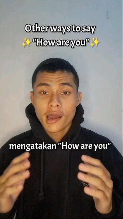 Cara lain bilang "How are you" dalam bahasa inggris - YouTube